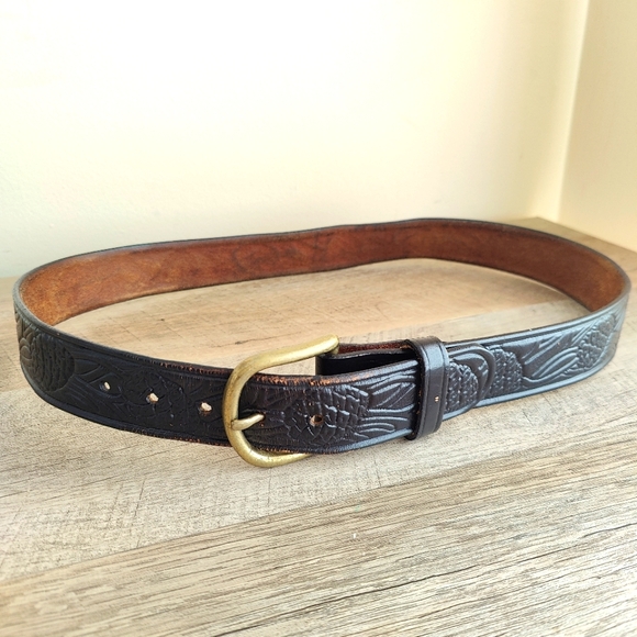 Vintage | Accessories | Vintage National Park Ranger Leather Western ...
